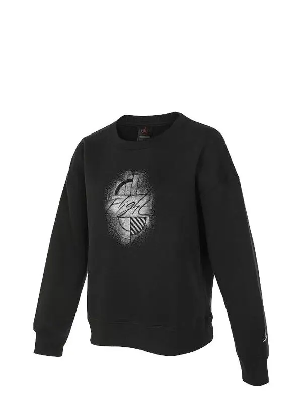 JORDAN Brooklyn Fleece Graphic Sweatshirt - Black