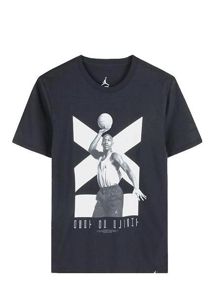 JORDAN 11 Printing Sports T-shirt White - Black
