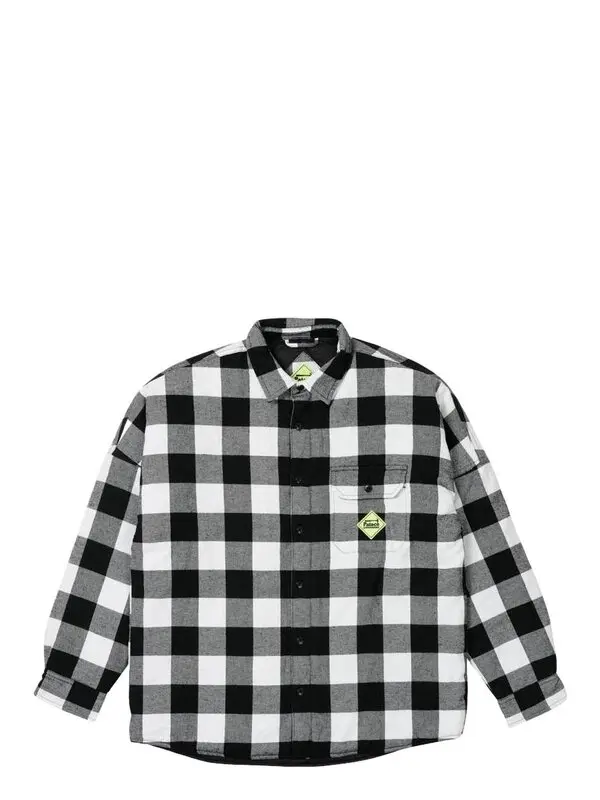 PALACE Hardware Insulated Shirt 'white - White/black