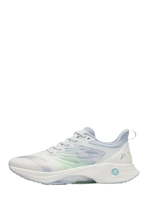 ANTA Mach 3 Athletic Sneakers - White/blue/green
