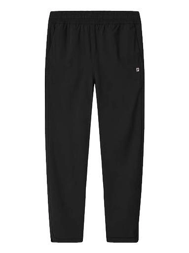 FILA Woven Straight Casual Long Pants - Black