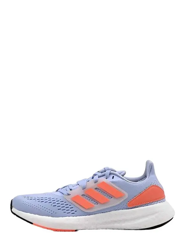 Adidas Pureboost 22 Athletic Sneakers - Grey/blue/neon Orange