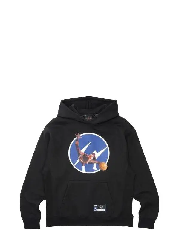 JORDAN X Fragment Pullover Hoodie - Black