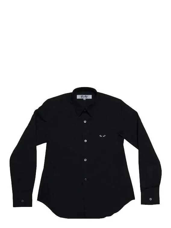 Play Comme Des Garcon Emblem Shirt - Black