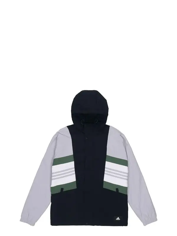 Adidas Woven Hooded Jacket - Silvergray