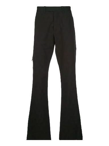 Off-White Slim Fit Logo Casual Pants - Black