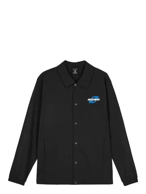 Sketchers Casual Letter Printed Jacket - Black