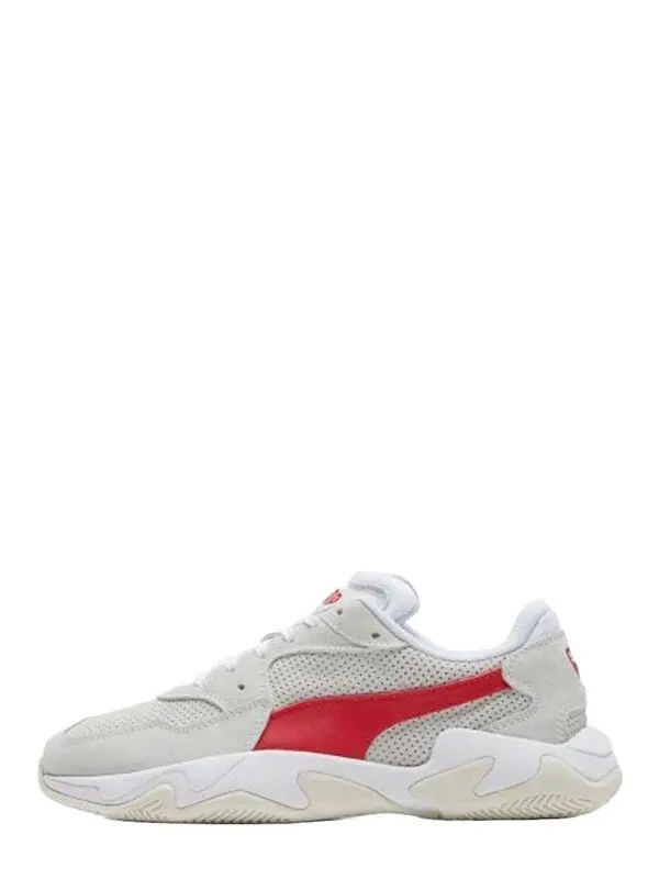 PUMA Storm Street Trainers - White/red
