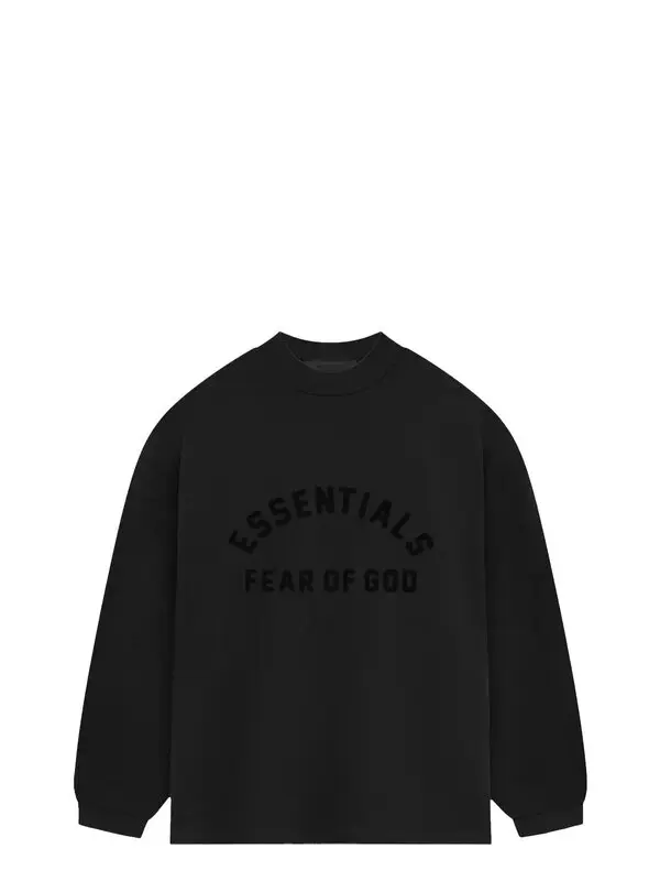 Fear Of God Ss24 Heavy Jersey Long-sleeve T-shirt - Black