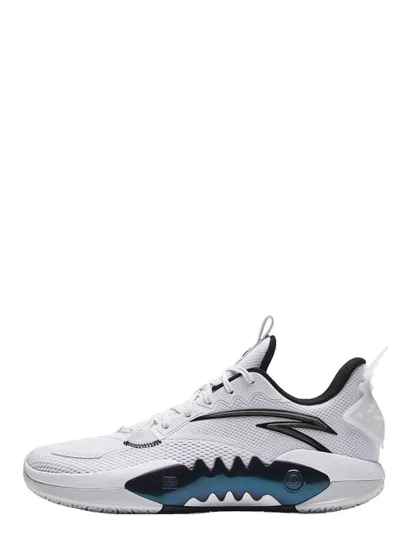 ANTA Shock Wave 5 Team 'tai Chi' Sneakers - White/teal Green/black