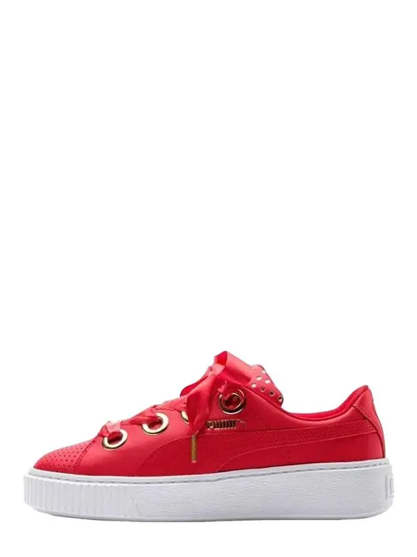 PUMA Platform Kiss Ath Lux Sneakers - Red