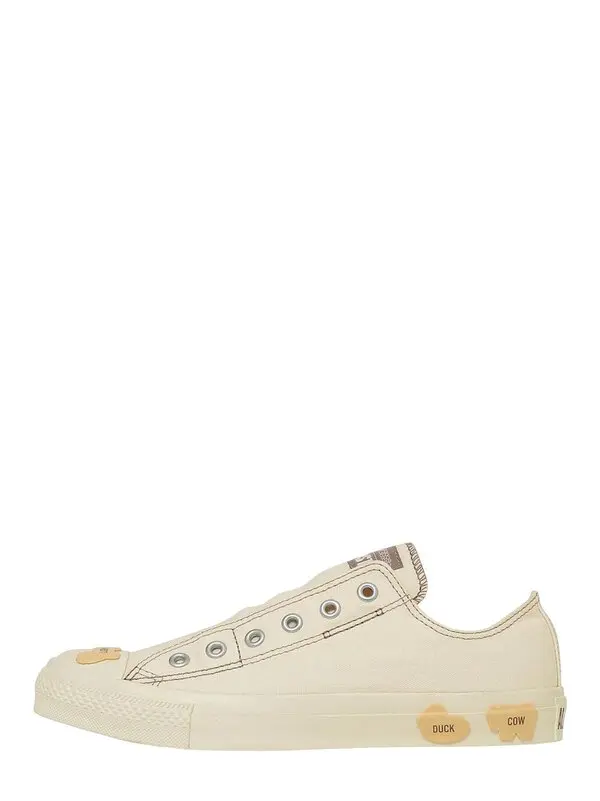 CONVERSE X Tabekko Doubutsu Bs Slip Ox Sneakers - Off-white