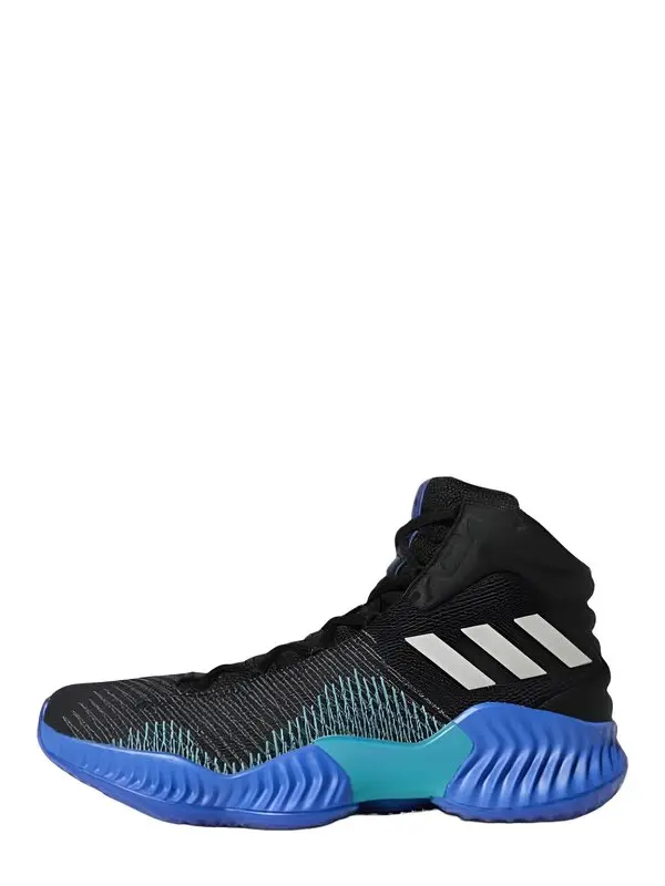 Adidas Pro Bounce 2018 High Top Sneakers - Black/blue