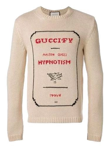 Gucci Guccify Hypnotism Sweater - Beige