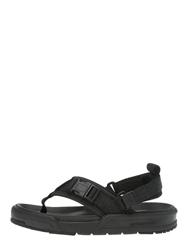 NEW BALANCE Adjustable Strap Sandals - Black