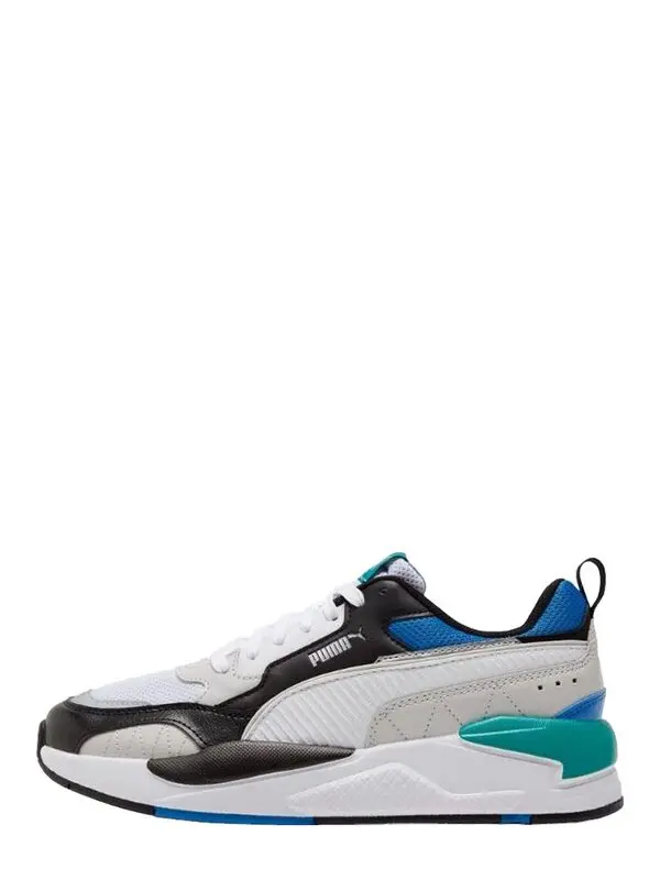 PUMA X-ray 2 Square Low Top Sneakers - White/black/green