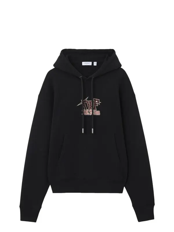 Off-White X C/o Ac Milan Arrow Hoodie - Black/red