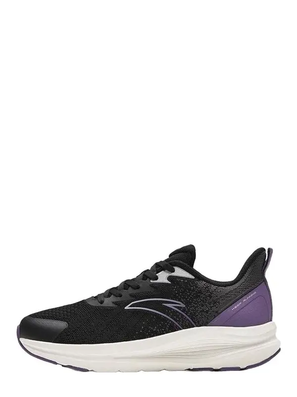 ANTA Yuntu Athletic Sneakers - Black/purple/white