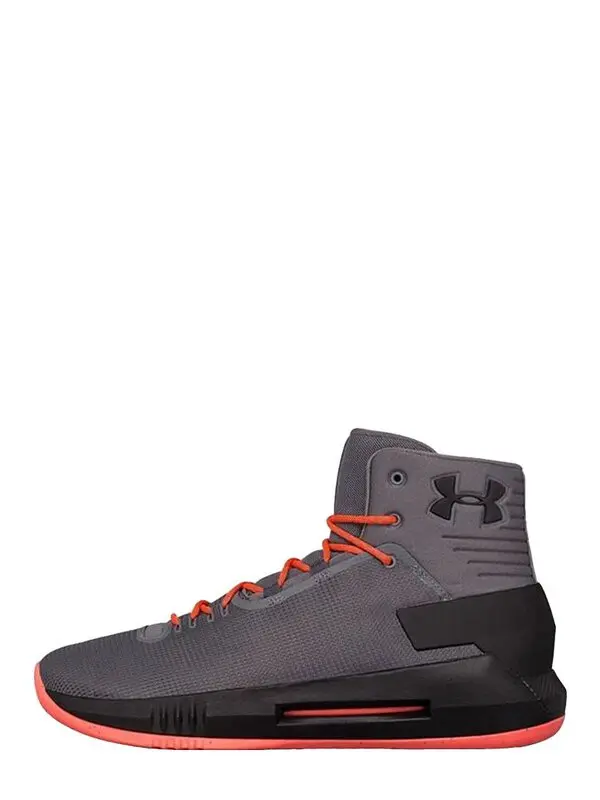 Under Armour Drive 4 "graphite" Athletic High-top Sneakers - Grey/orange