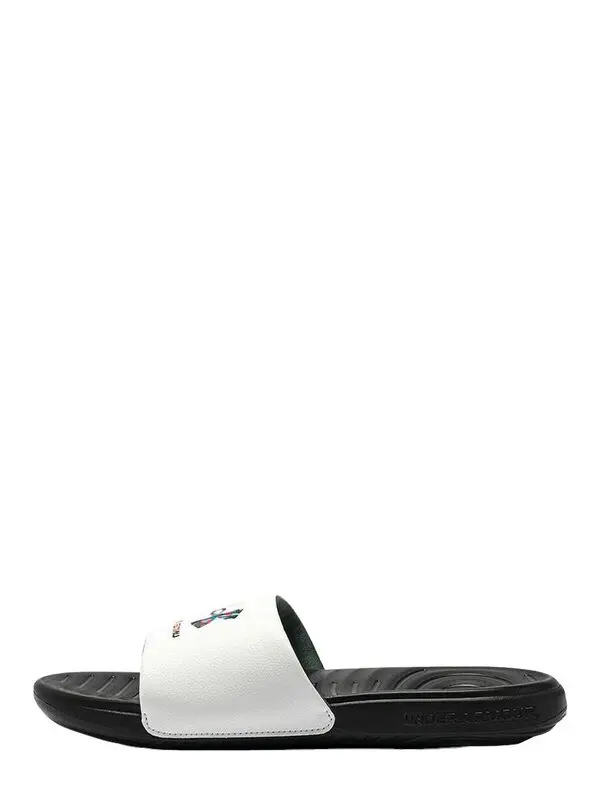 Under Armour Ansa Graphic Logo Slides - Black/white