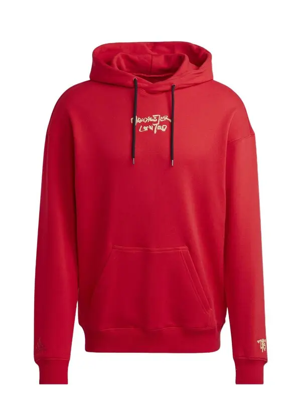 Adidas Manchester United Hoodie - Red