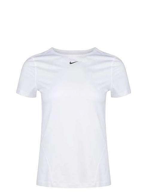 Nike Pro Mesh Training Short Sleeve Top - White