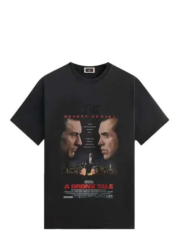 Kith X A Bronx Tale American Poster Vintage T-shirt - Black
