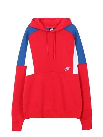 Nike Colorblocked Sportswear Hoodie - Red