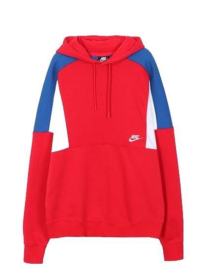 Nike Colorblocked Hoodie - Red