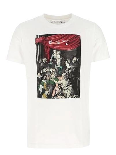 Off-White Fw20 Caravaggio Printed T-shirt - White