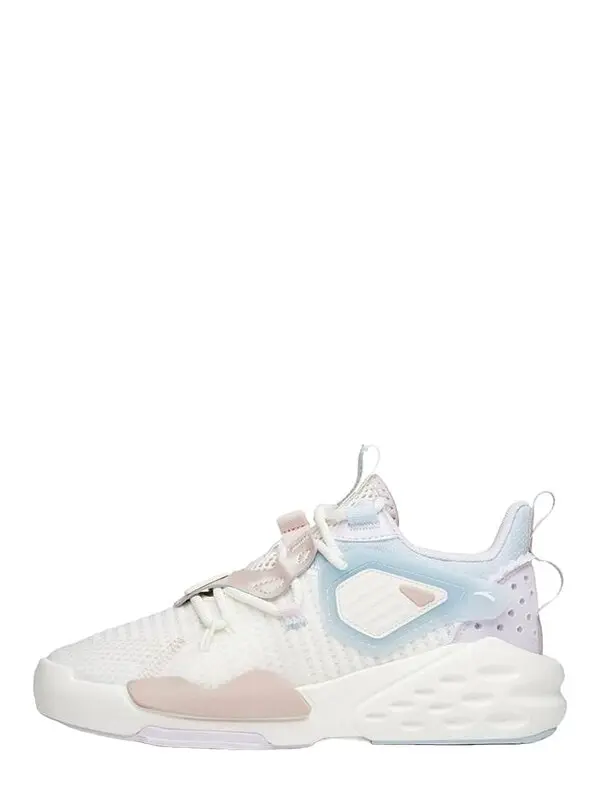 ANTA Badao Mid Sneakers - White/blue/purple