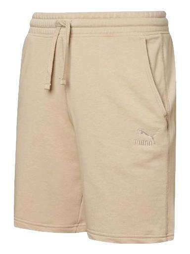 PUMA Logo Shorts - Khaki