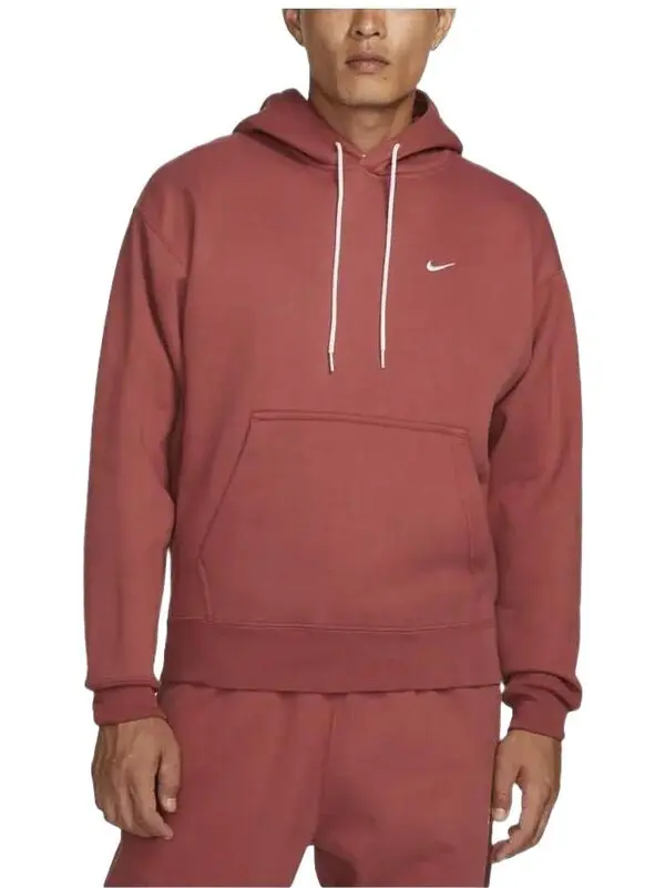 Nike Solo Swoosh Fleece Hoodie - Canyon Rust