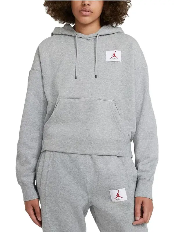 JORDAN Fleece Hoodie - Grey
