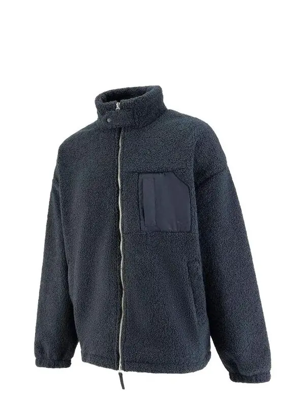 PUMA Mmq Sherpa Fleece Jacket - Navy