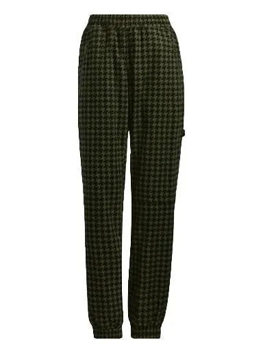 Adidas Originals Plaid Pattern Loose Sports Pants/trousers/joggers Green - Default Color