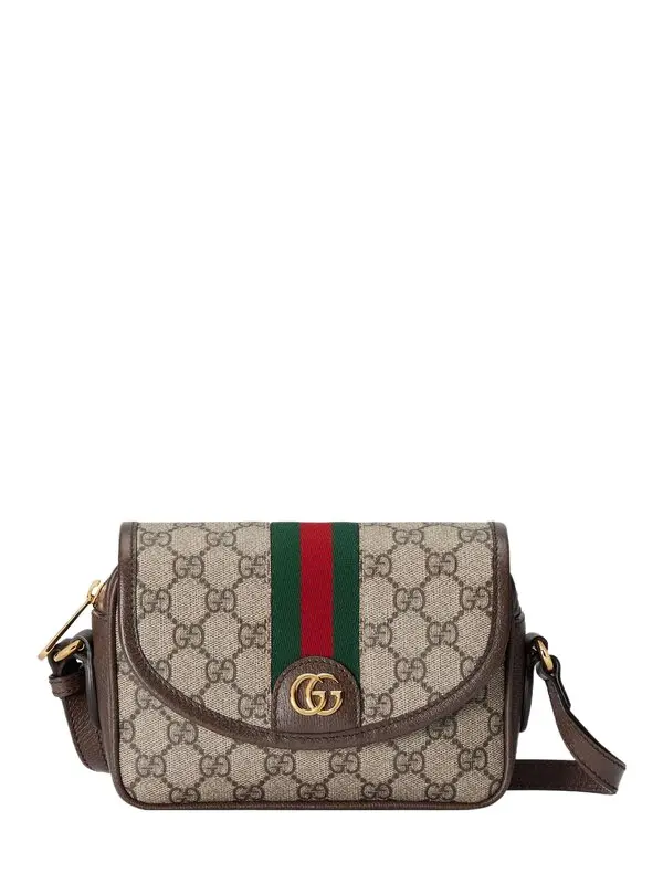 Gucci Ophidia Gg Mini Shoulder Bag - Beige