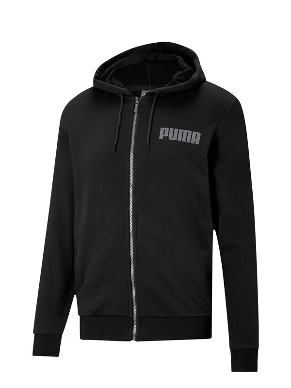 PUMA Modern Basics Full-zip Jacket - Black/grey