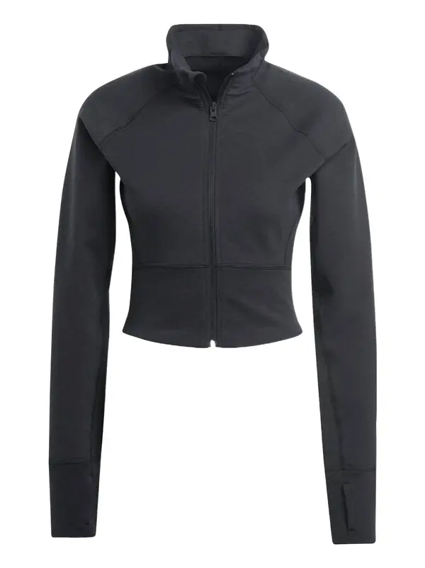 Adidas Aeroready Studio Cropped Jacket - Black