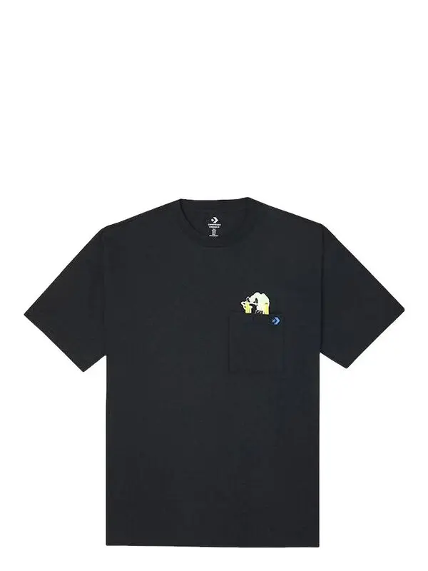 CONVERSE Park Gym Graphic T-shirt Asia Sizing - Black