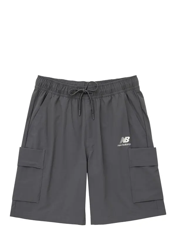 NEW BALANCE Woven Pocket Shorts - Grey