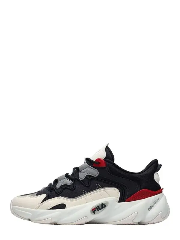 FILA Retro Runner Sneakers - Black/red