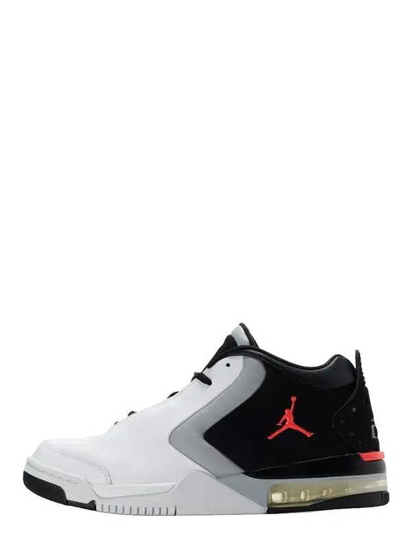 JORDAN Air Big Fund Basketball Sneakers - White/black/red