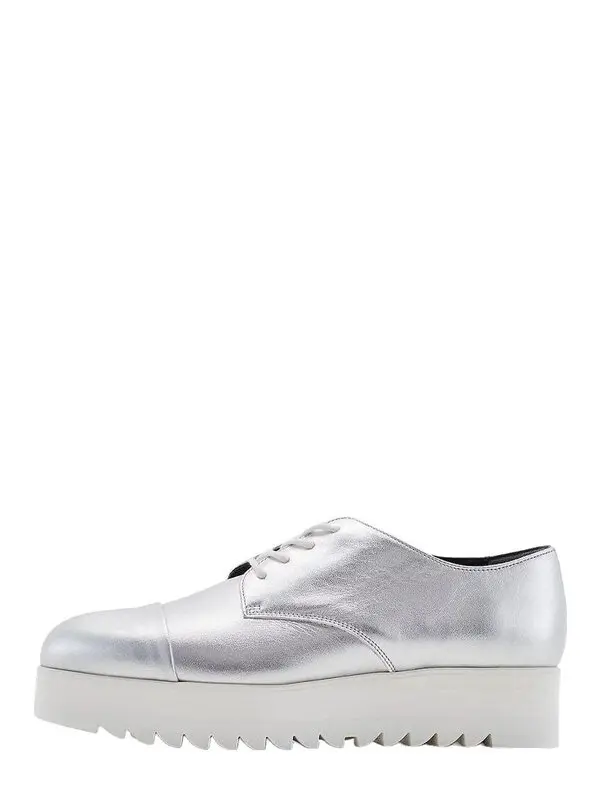 Onitsuka Tiger Derby Platform Shoes - Silver/white