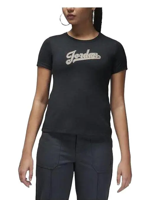 JORDAN Air Slim Fit T-shirt - Black