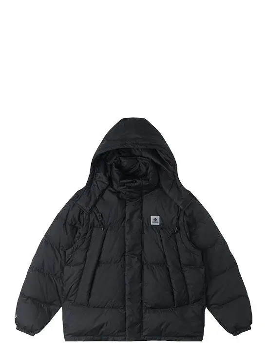 CONVERSE Premium Short Down Detachable Jacket - Black