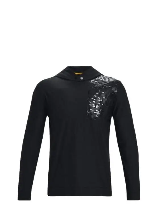 Under Armour Curry Hooded Golf Shirt - Black