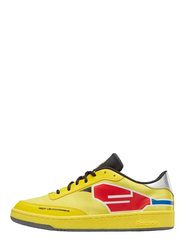 REEBOK Power Rangers X Club C "saber-toothed Tiger Zord" Sneakers - Yellow/black