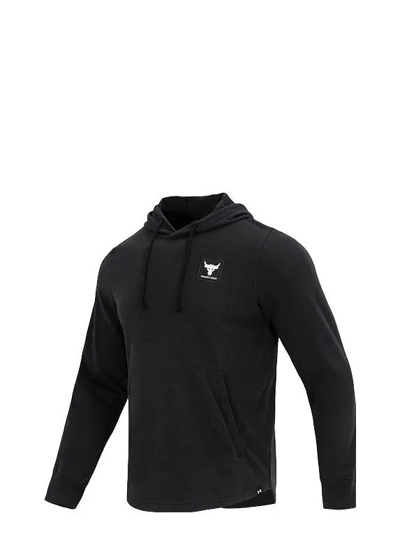 Under Armour Pjt Rock Terry Hoodie 'black - Black/white