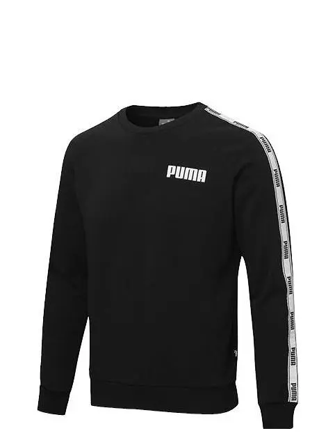 PUMA Logo Tape Sweatshirt - Black/white